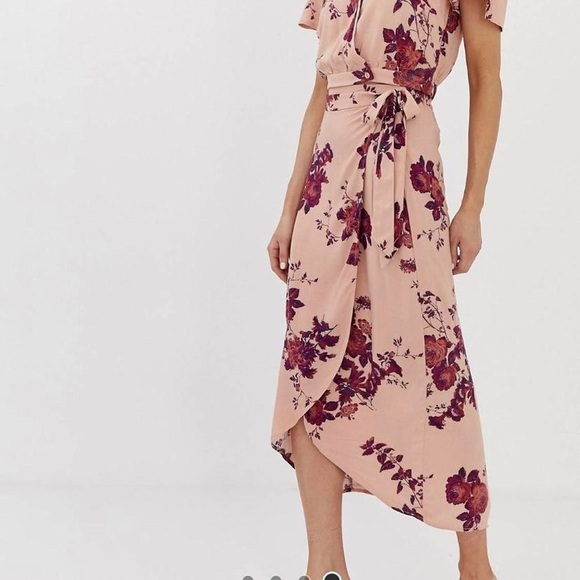 Band of Gypsies | Skirts | 54 Band Of Gypsies Floral Print Wrap Top ...